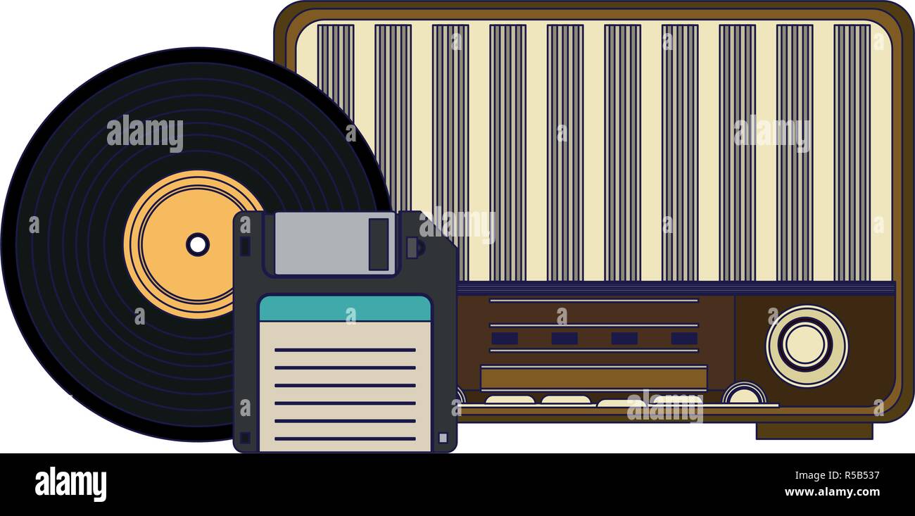 Vintage media technology Stock Vector Image & Art - Alamy