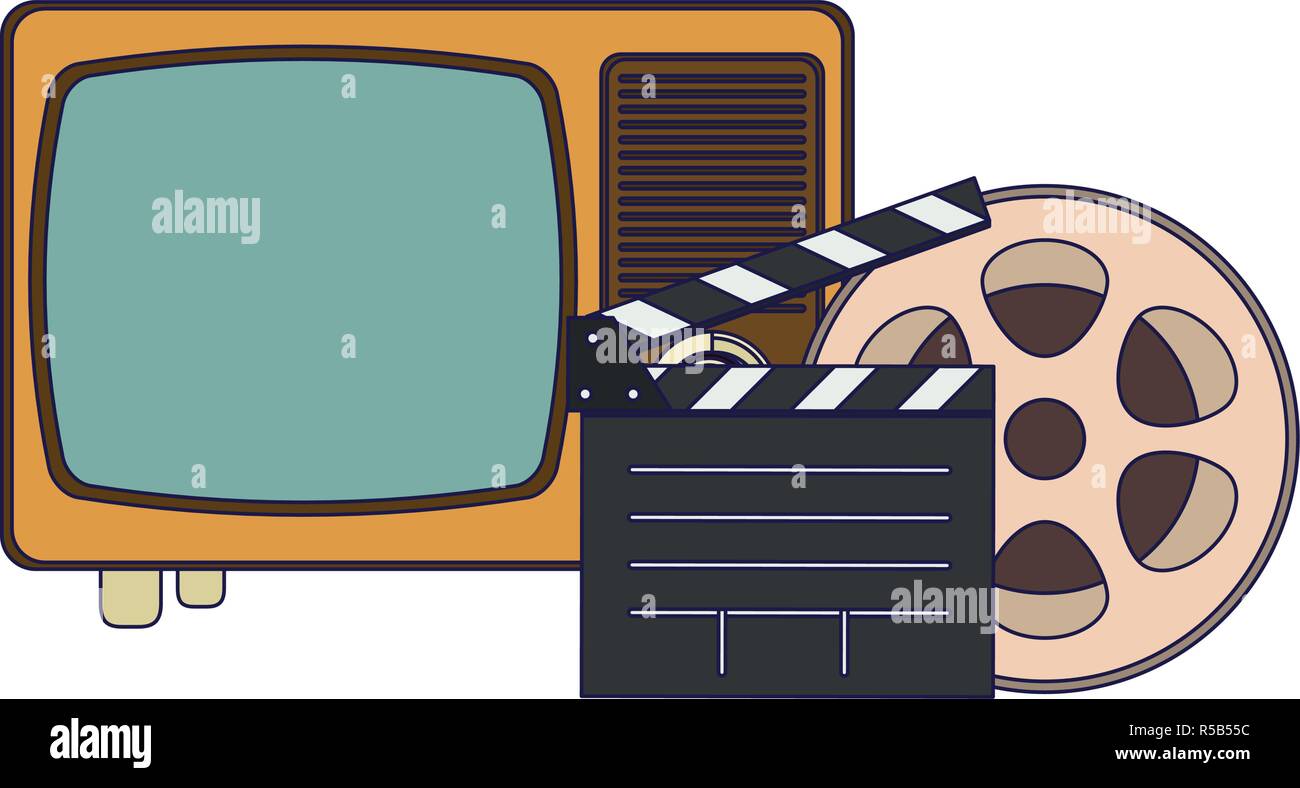 Vintage cinema media Stock Vector Image & Art - Alamy