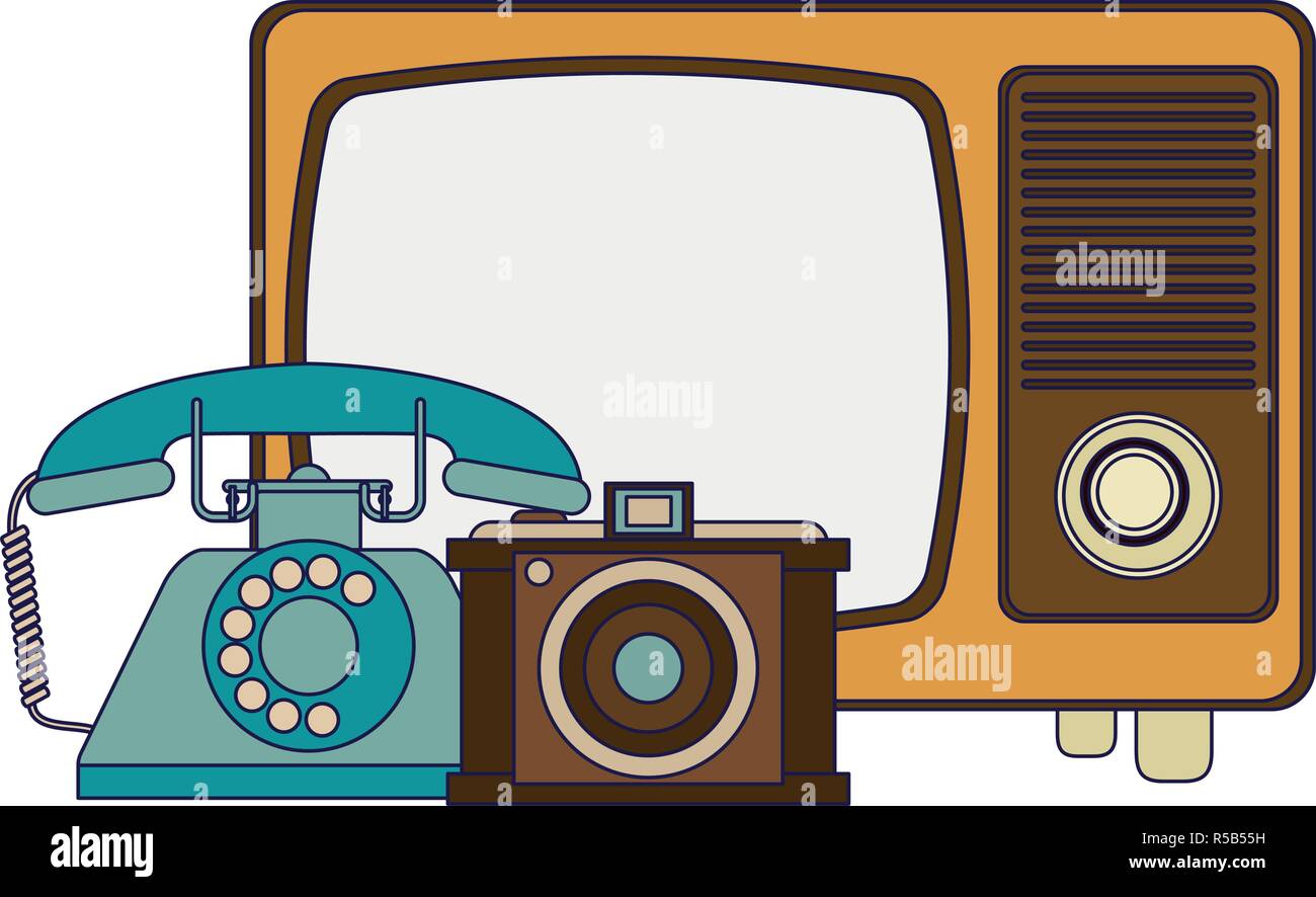 Vintage media technology Stock Vector Image & Art - Alamy