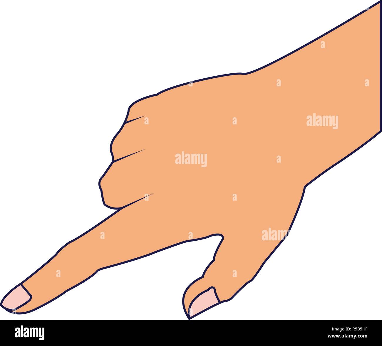 Hand pointing down Stock Vector Image & Art - Alamy
