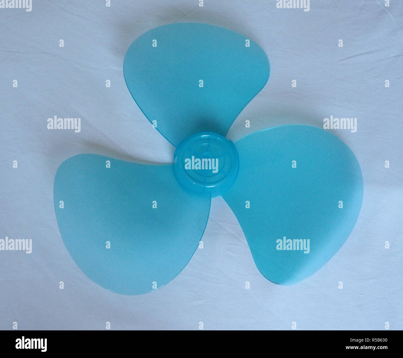 Blue fan detail Stock Photo - Alamy