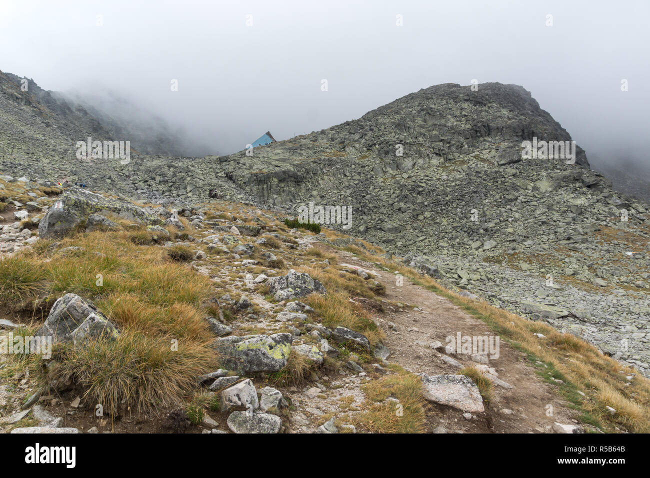 Landscape from Hiking Route to climbing Musala peak, Rila mountain ...