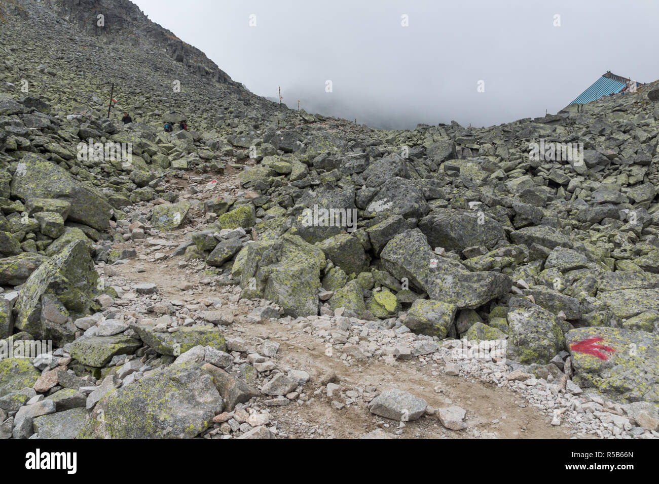 Landscape from Hiking Route to climbing Musala peak, Rila mountain ...