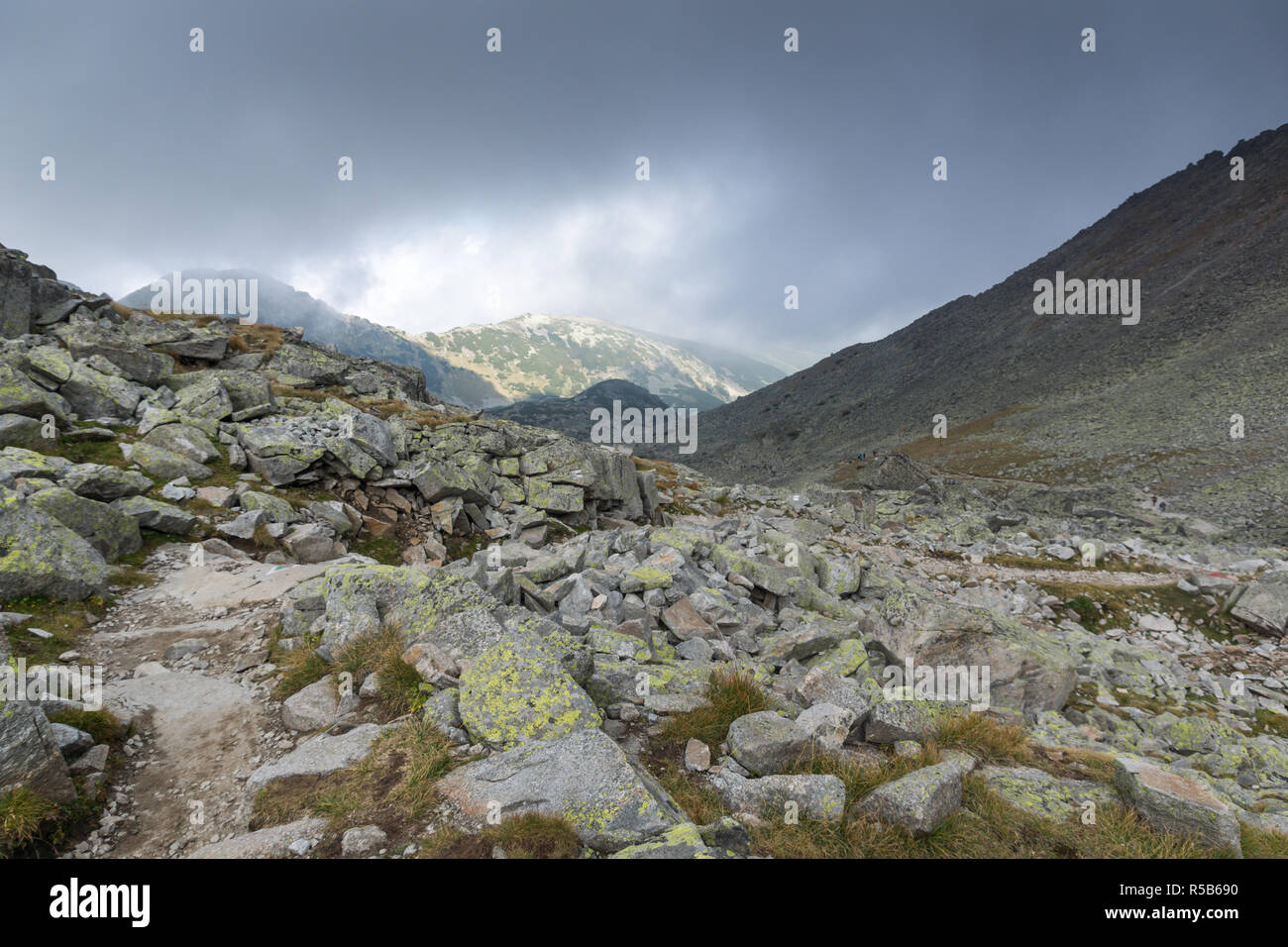 Landscape from Hiking Route to climbing Musala peak, Rila mountain ...