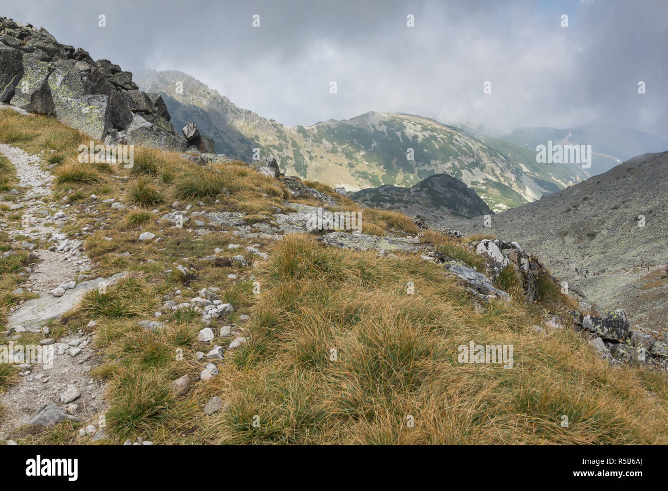 Landscape from Hiking Route to climbing Musala peak, Rila mountain ...