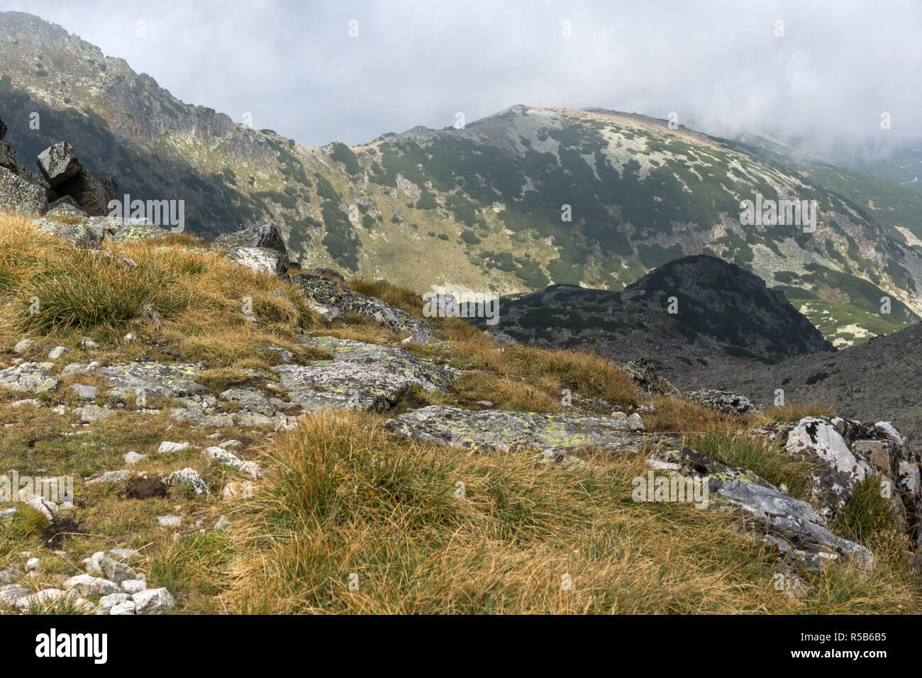 Landscape from Hiking Route to climbing Musala peak, Rila mountain ...