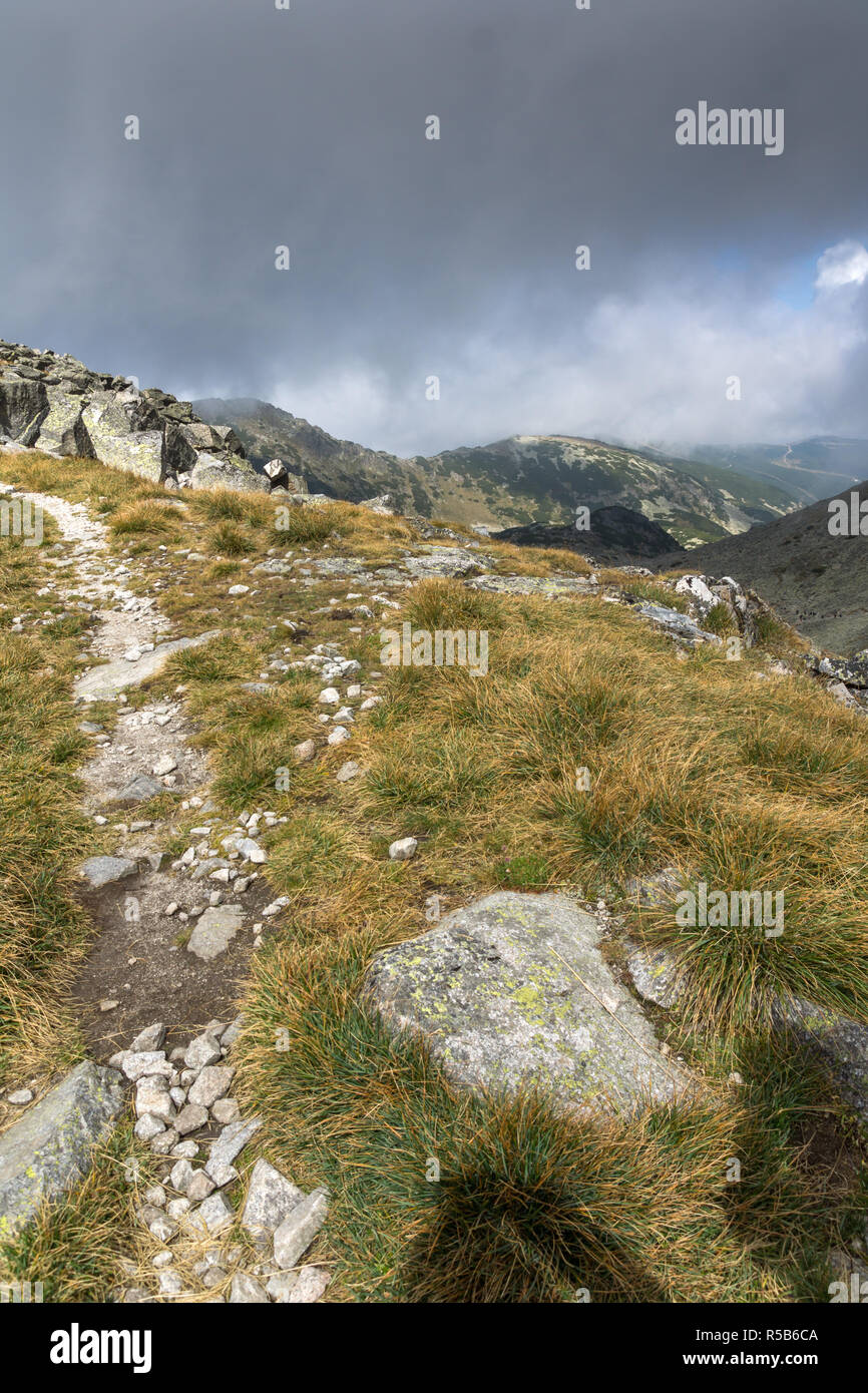 Landscape from Hiking Route to climbing Musala peak, Rila mountain ...