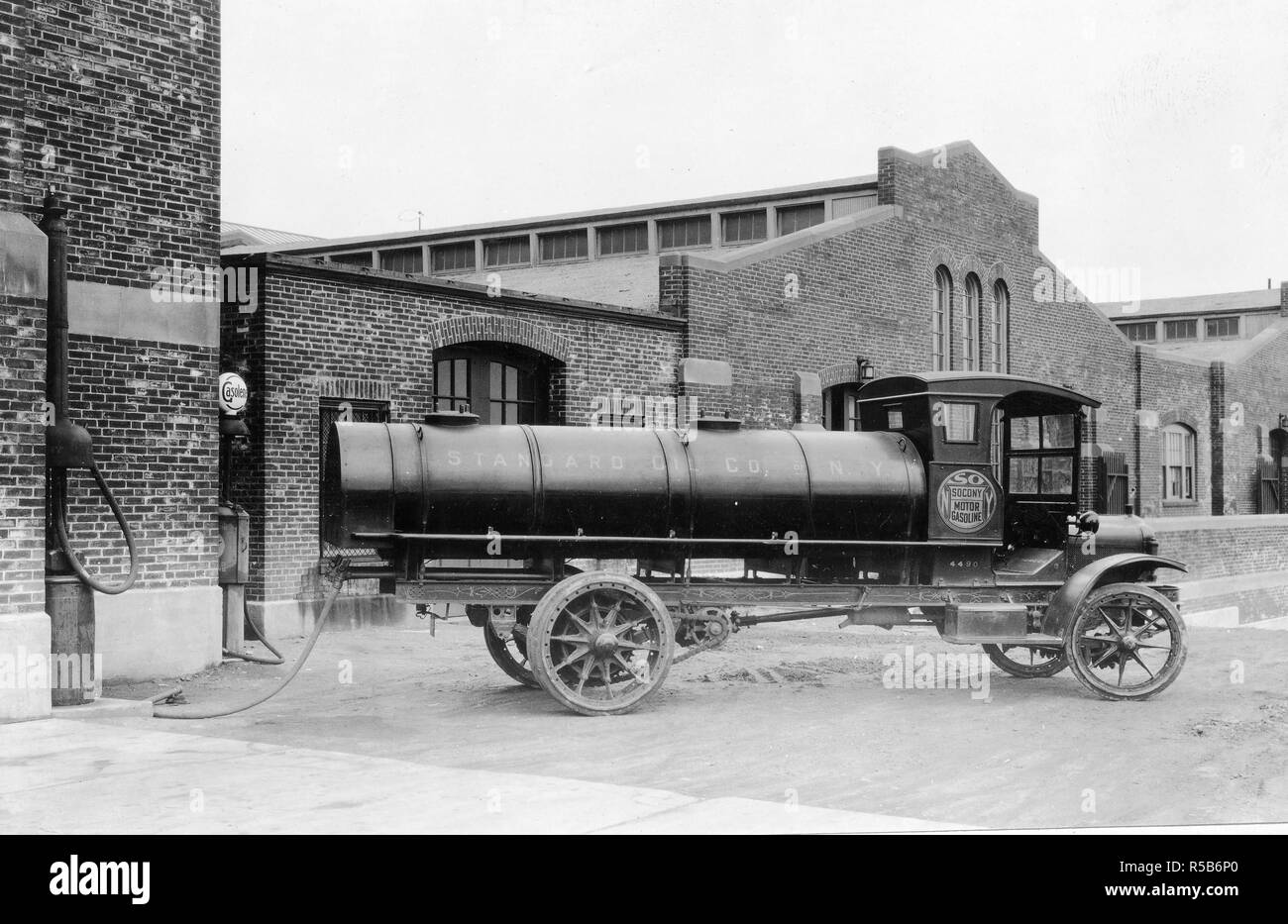 History of standard oil Black and White Stock Photos & Images - Alamy