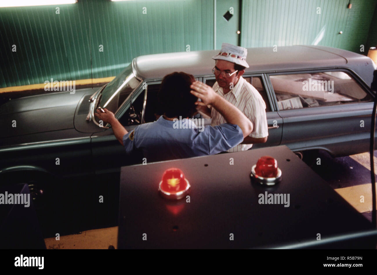 History of emissions testing hi-res stock photography and images - Alamy