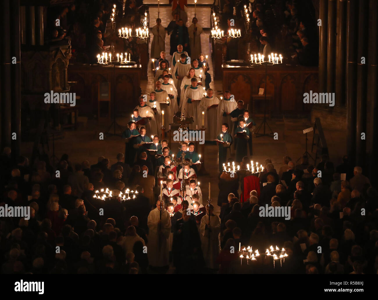Salisbury cathedral advent procession hi-res stock photography and ...