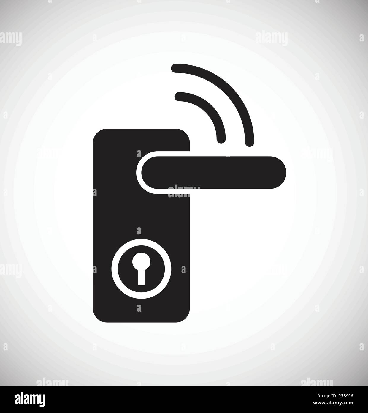 Smart lock on white background for graphic and web design, Modern ...