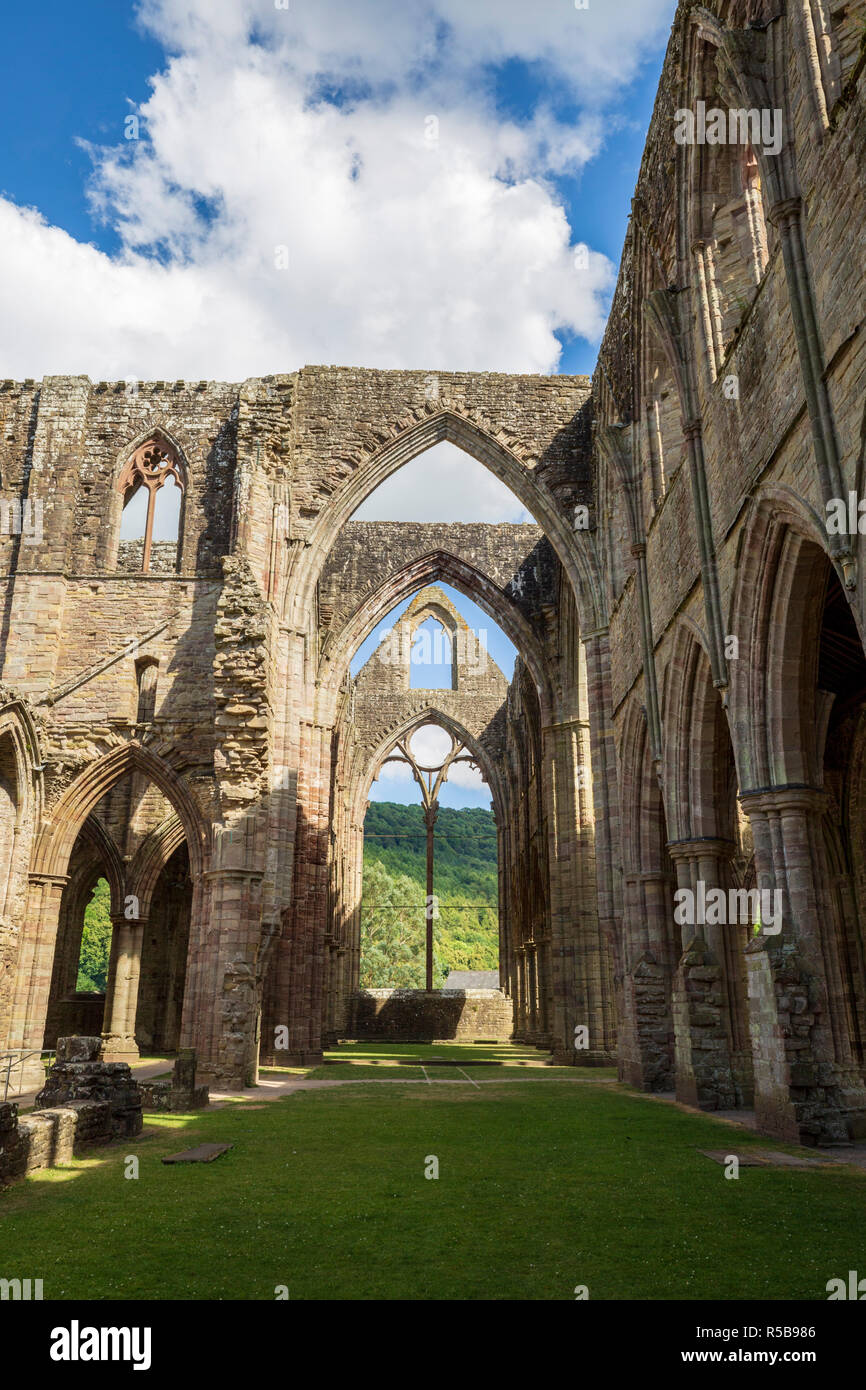 Interior of tintern abbey hi-res stock photography and images - Alamy