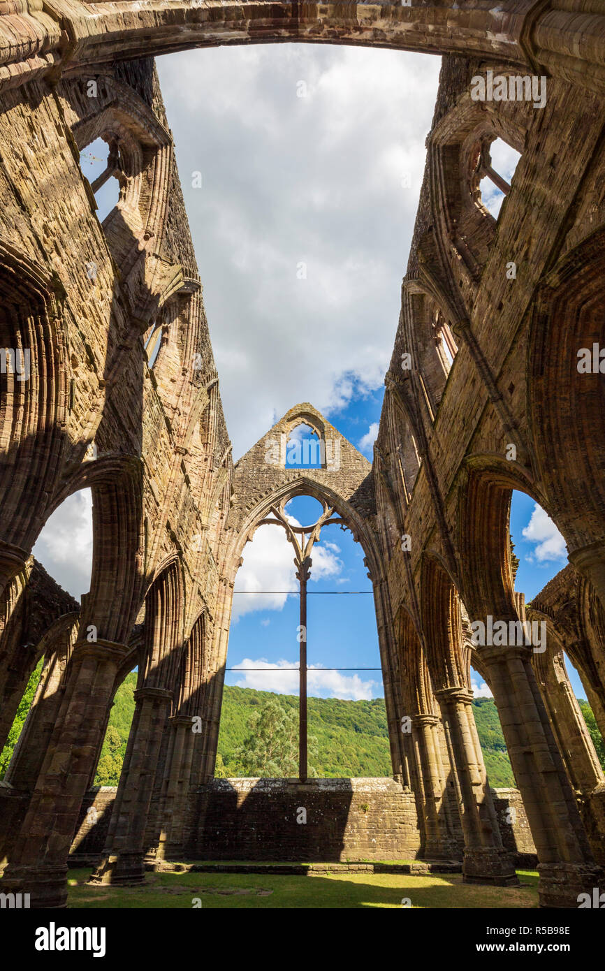 Tintern Abbey, Monmouthshire, Wales Stock Photo - Alamy