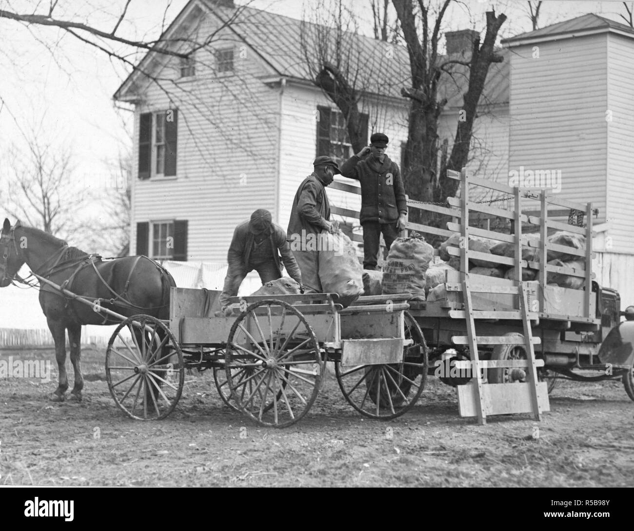 Early 1900s food market hi-res stock photography and images - Alamy