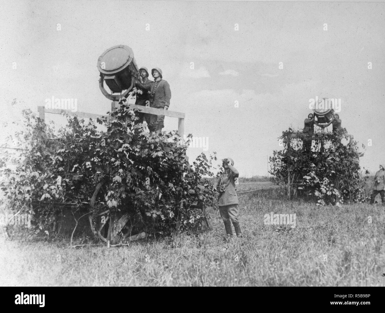 Ww i searchlight Black and White Stock Photos & Images - Alamy