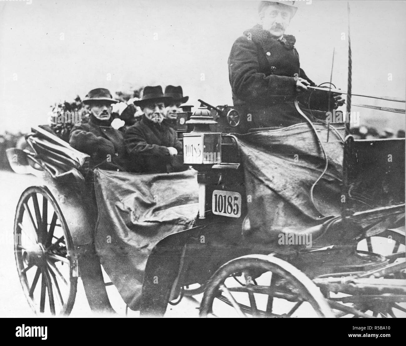 Karl Liebknecht on way to socialist meeting. Dr. Karl Leibknecht (in ...