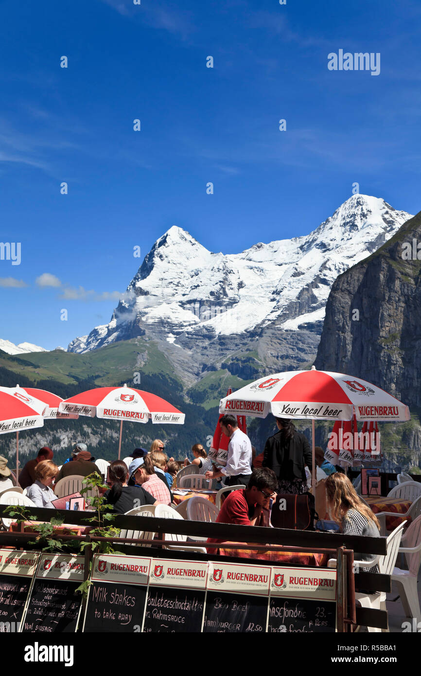 Switzerland, Bernese Oberland, Murren Town Stock Photo - Alamy