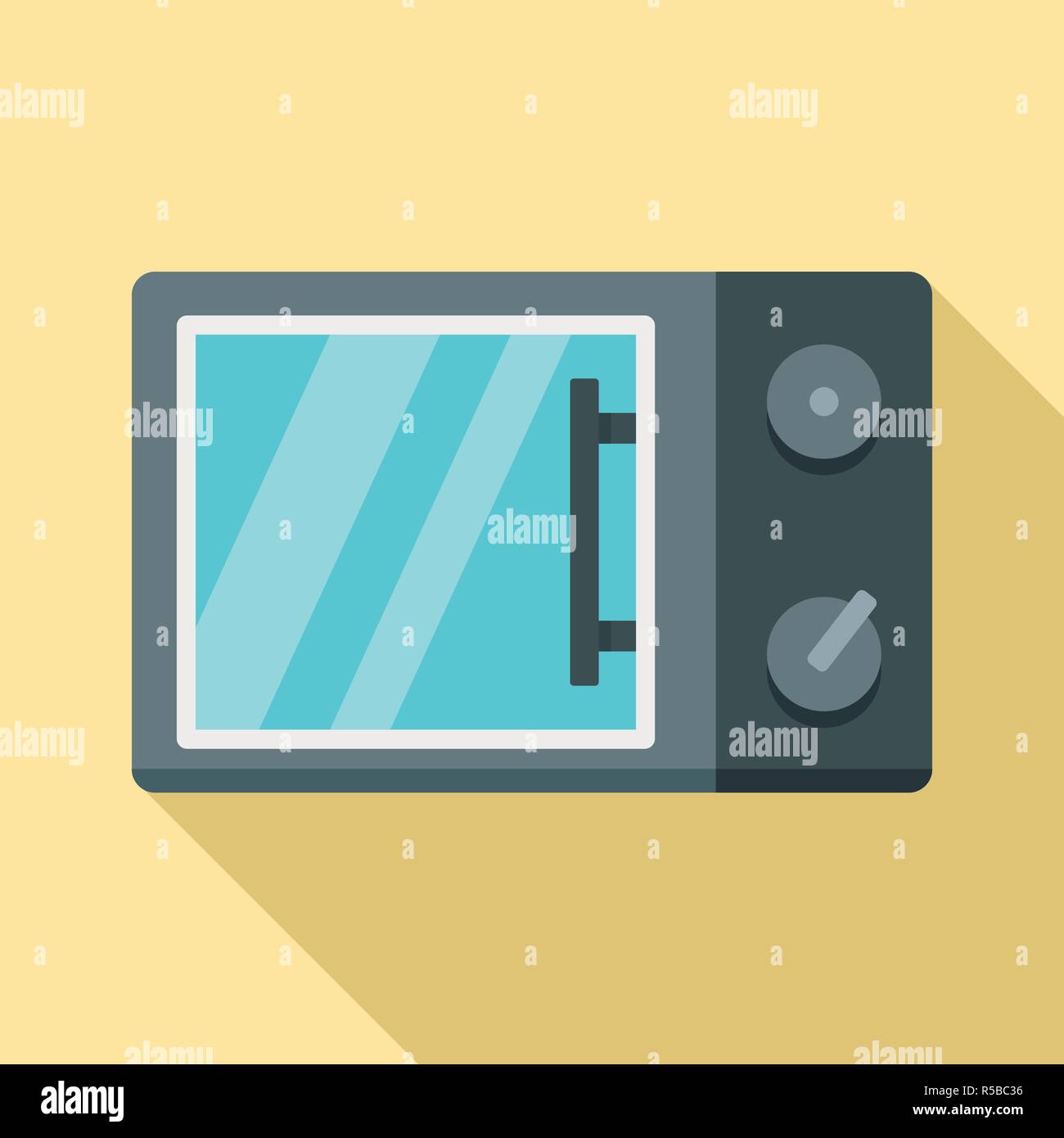 Microwave icon. Flat illustration of microwave vector icon for web ...