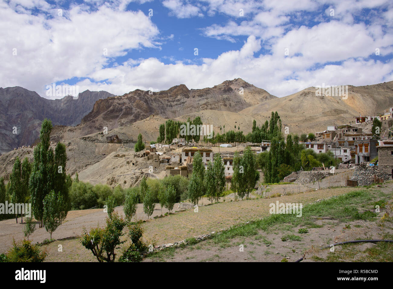 Beautiful village of Urtsi and the Ripchar Togpo Valley, Ladakh, India ...
