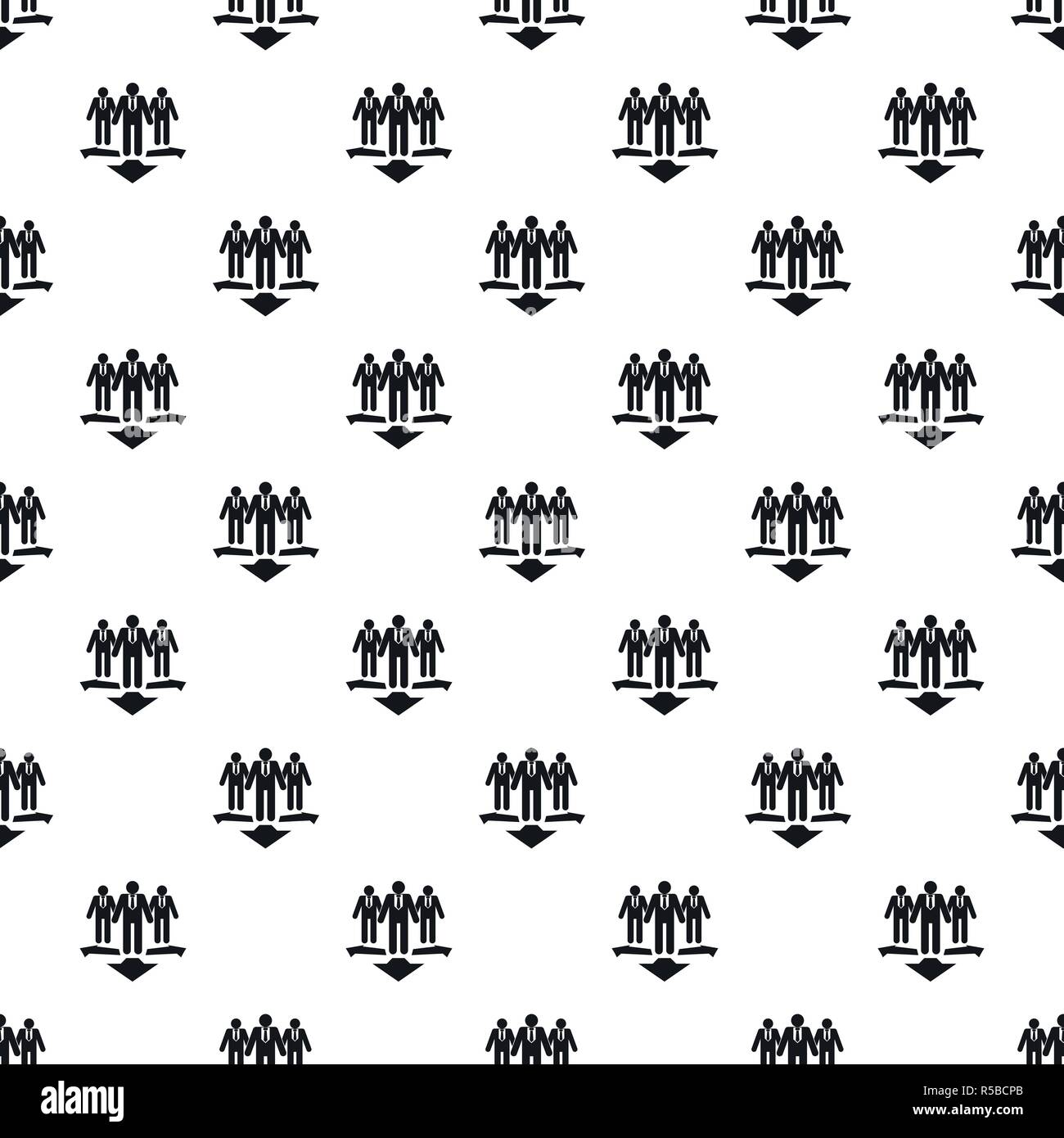 Teamwork pattern seamless vector repeat geometric for any web design ...