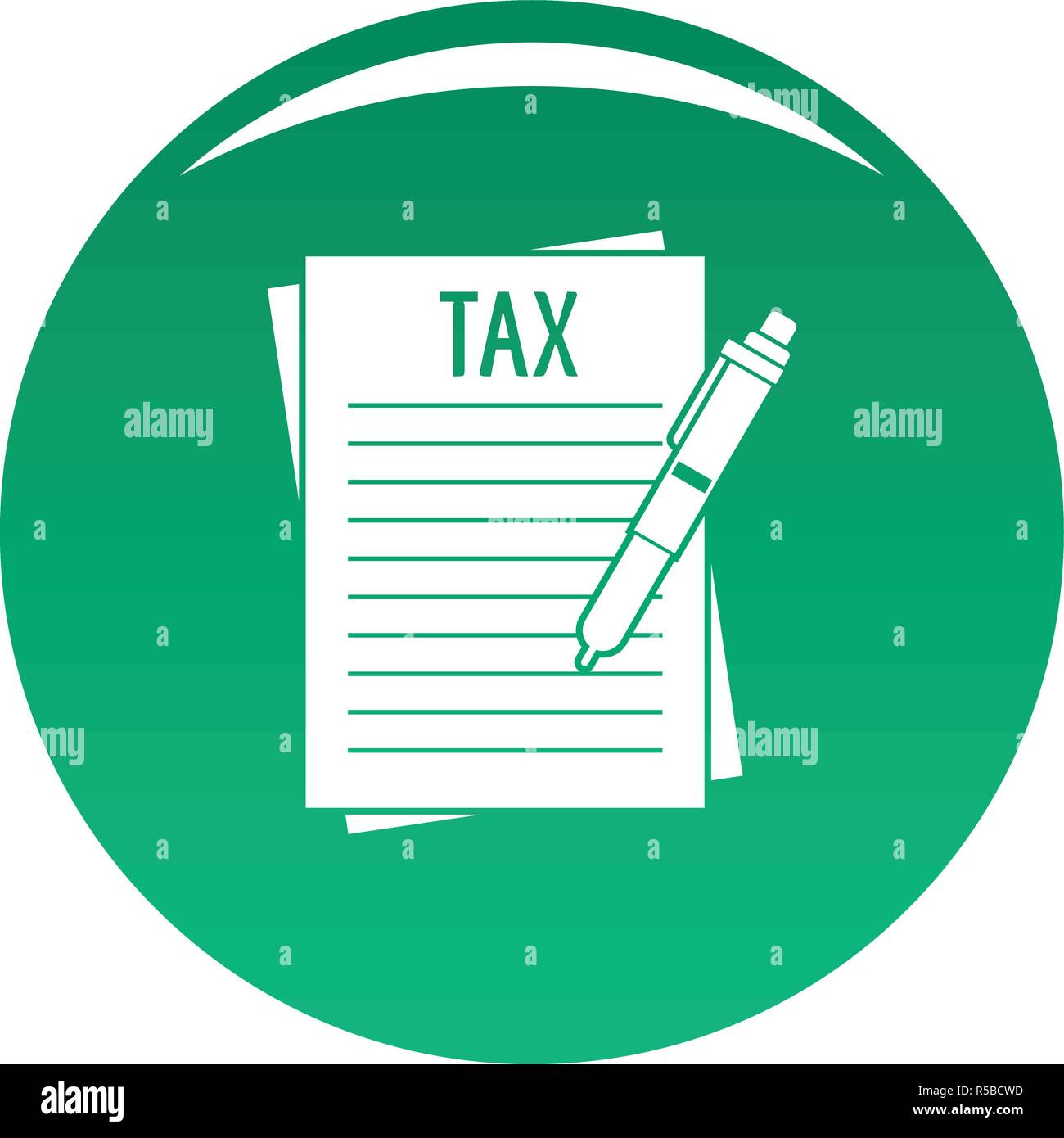 Income declaration icon. Simple illustration of income declaration ...