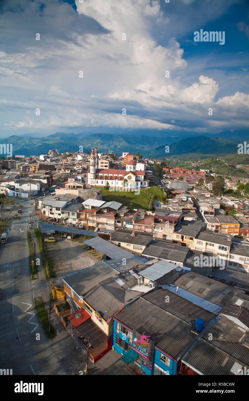 Colombia, Caldes, Manizales, Chipre, Chipre looking towards Nuestra ...