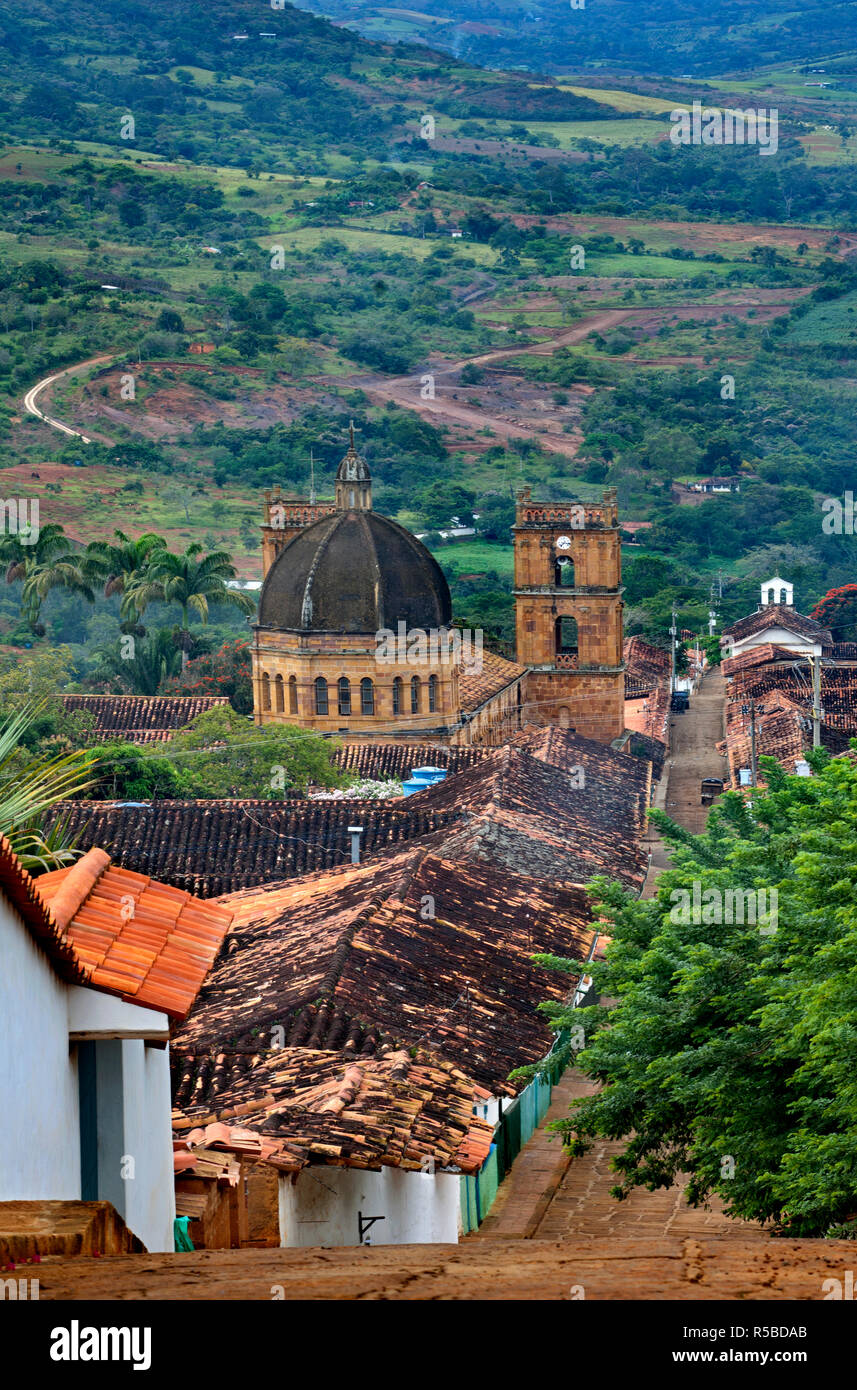 Colombia, Barichara, Colonial Town, National Monument, Santander ...