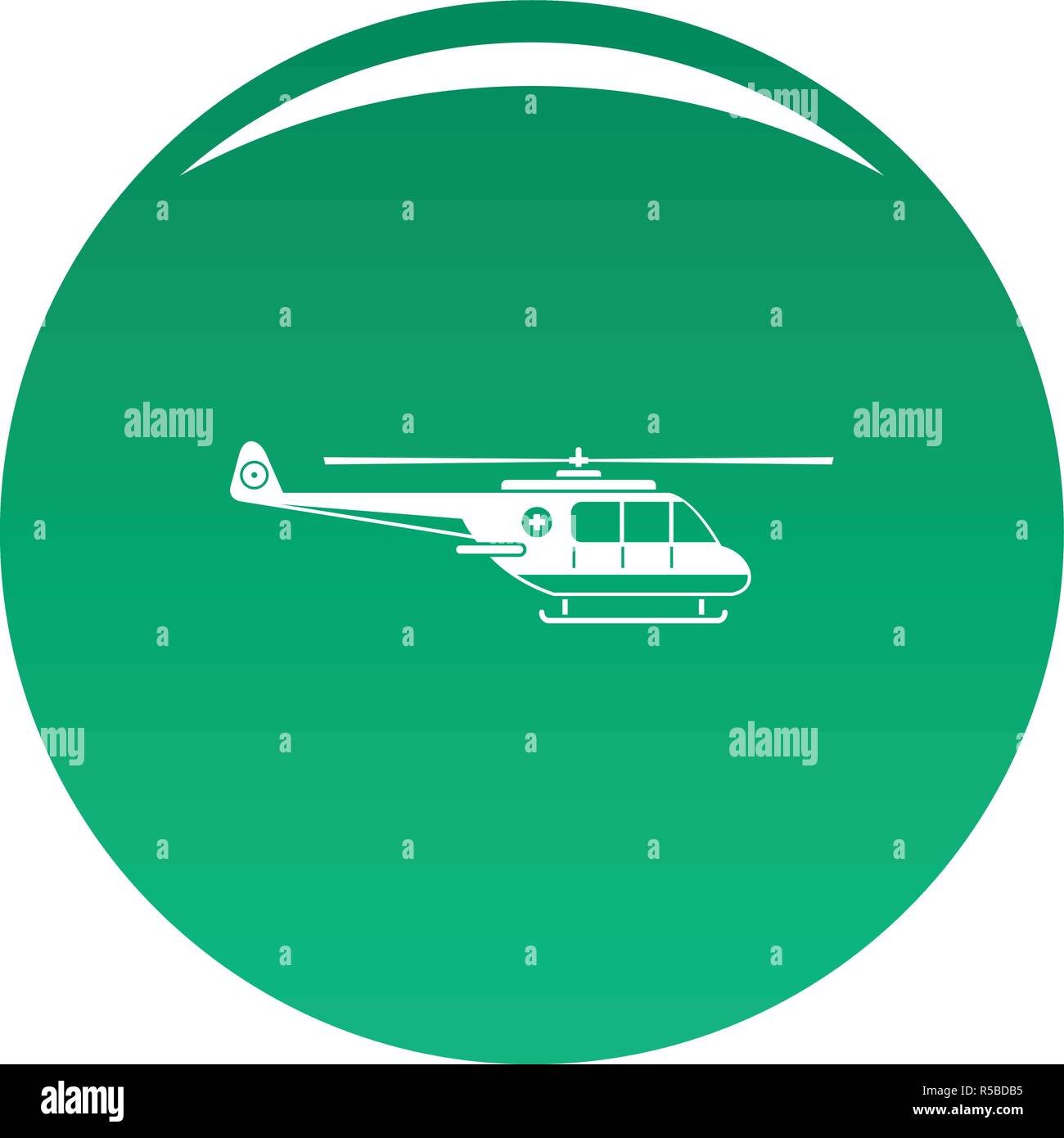 Helicopter icon. Simple illustration of helicopter vector icon for any ...