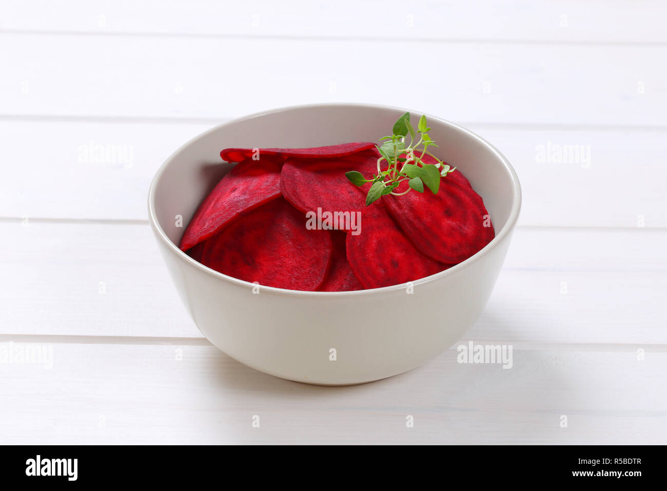 Thin sliced beetroot hi-res stock photography and images - Alamy