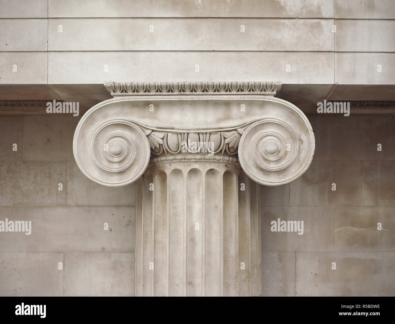 ionic capital detail Stock Photo - Alamy
