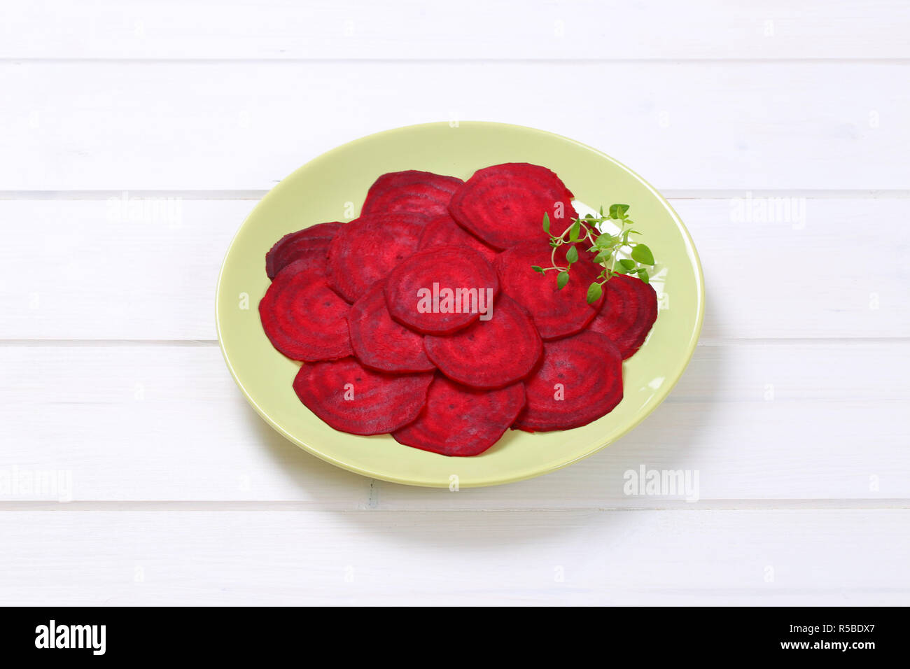 Thin sliced beetroot hi-res stock photography and images - Alamy