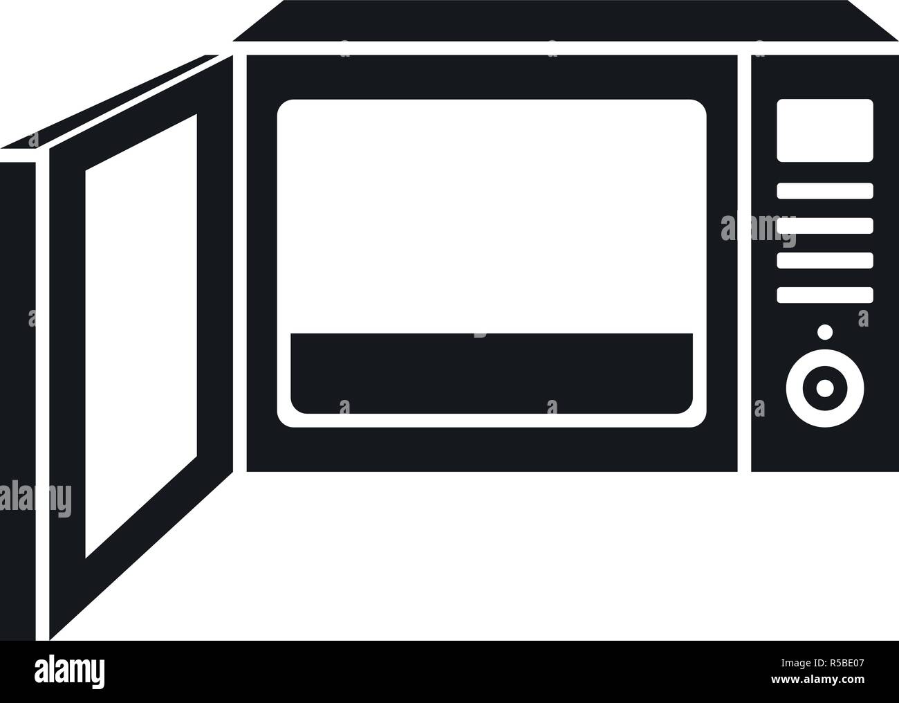 Reheating food Stock Vector Images - Alamy