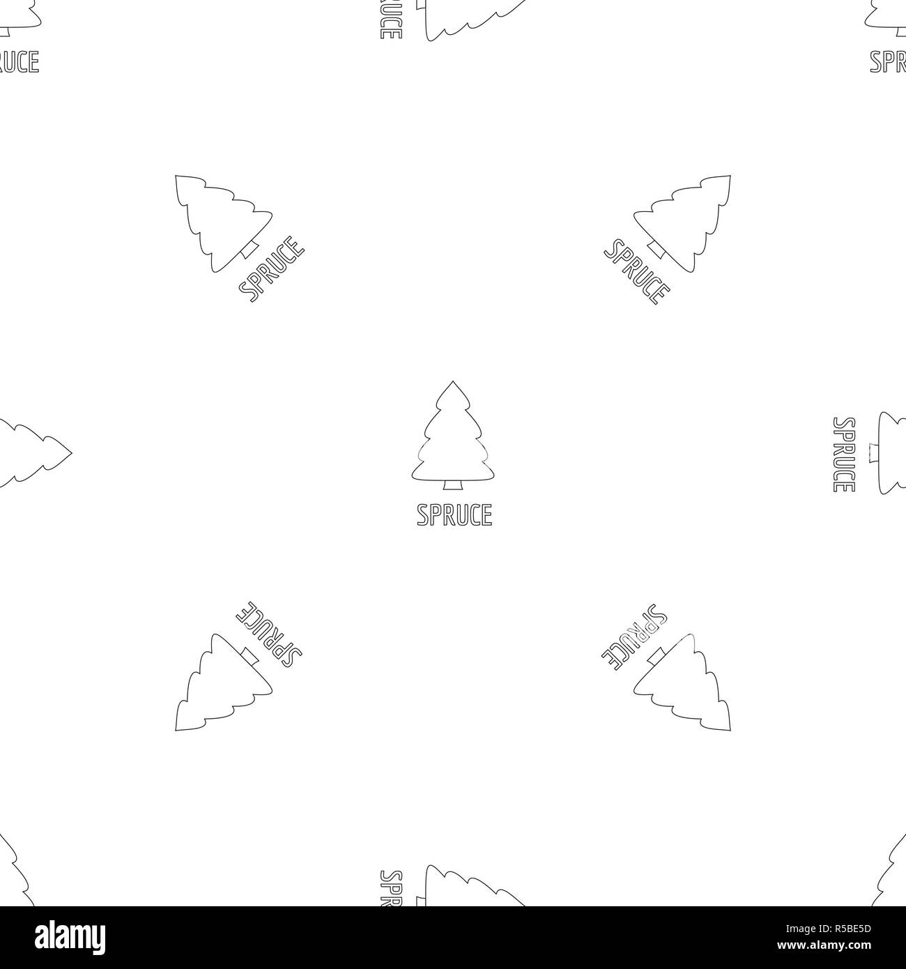 Spruce pattern seamless vector repeat geometric for any web design ...
