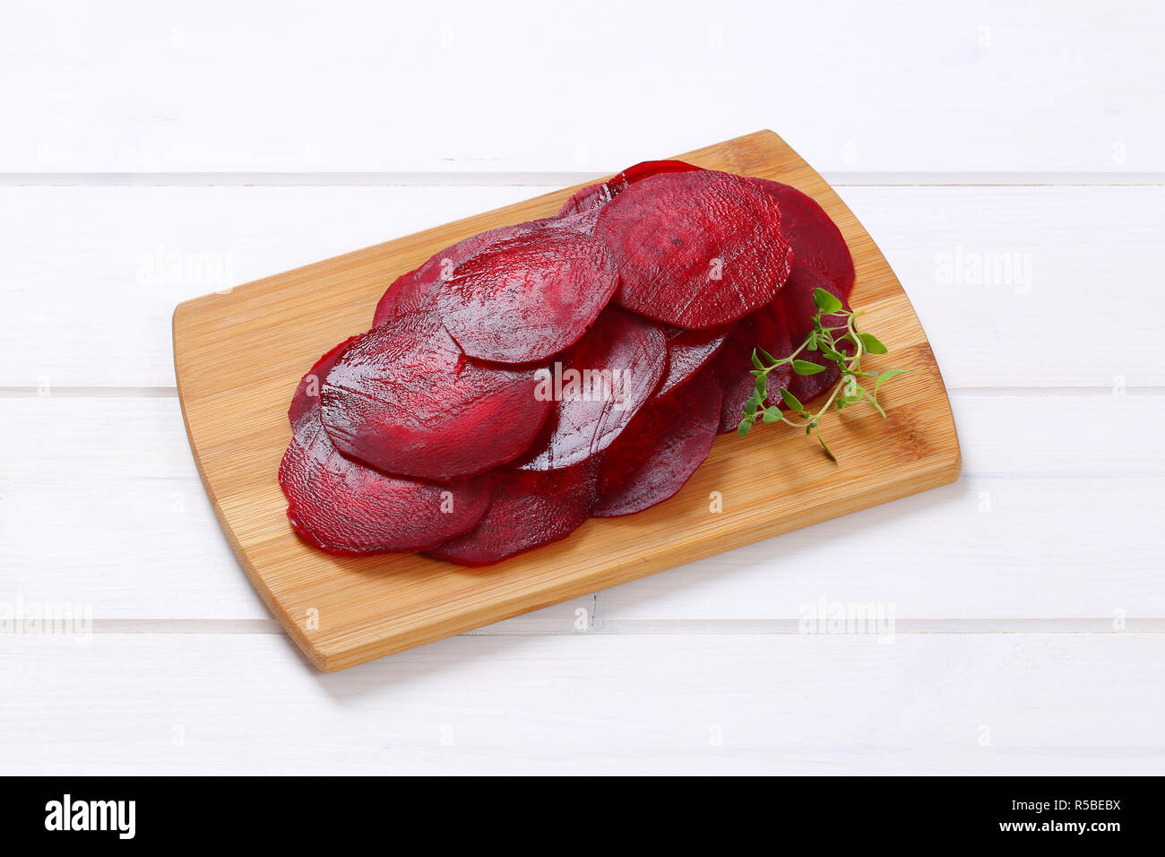 Beetroot slices thin hi-res stock photography and images - Alamy