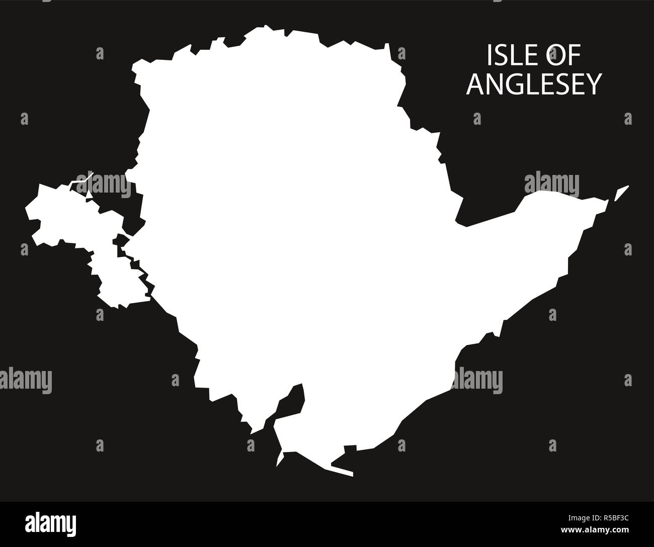 Map of anglesey hi-res stock photography and images - Alamy