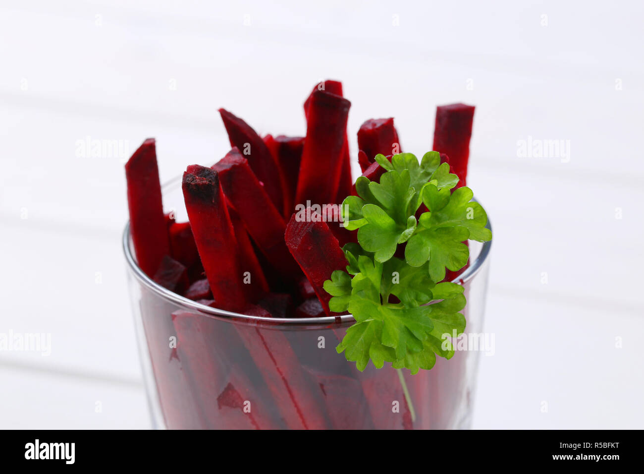 beetroot cut into strips Stock Photo - Alamy
