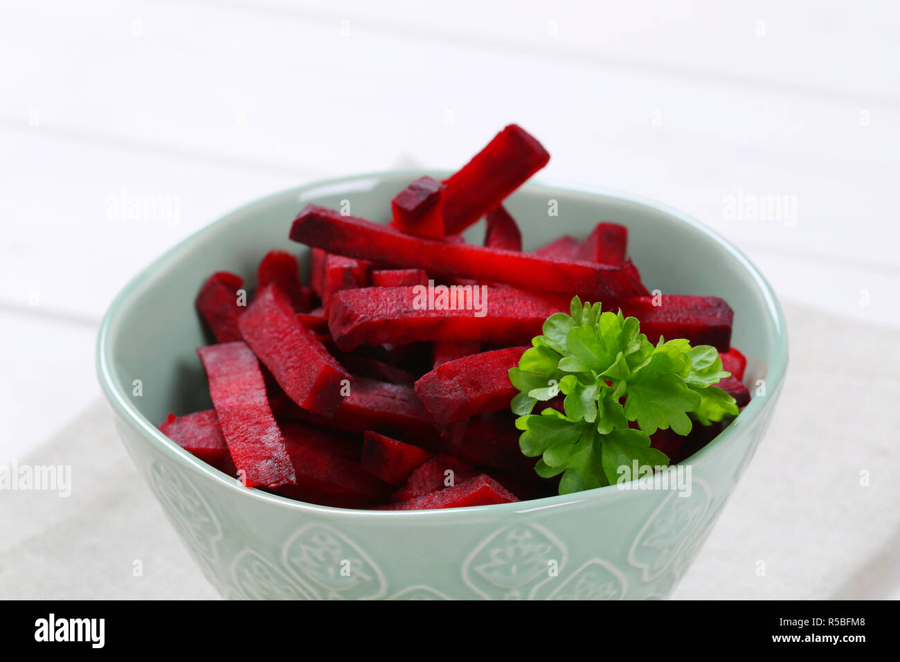 beetroot cut into strips Stock Photo - Alamy