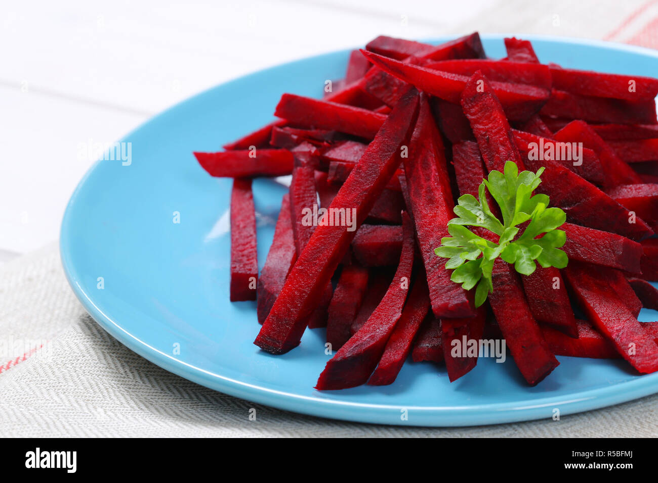 beetroot cut into strips Stock Photo - Alamy