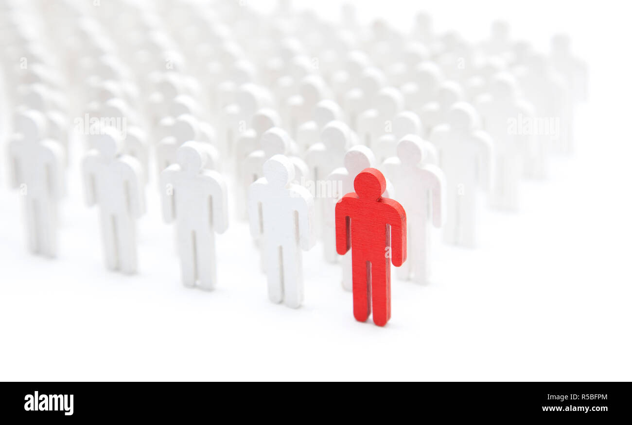 Unique person in the crowd Stock Photo - Alamy