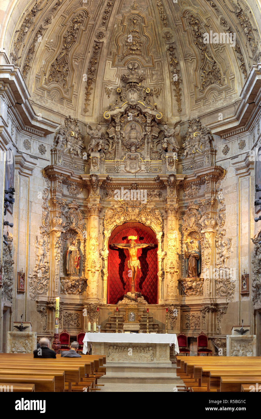Baroque church interior, Salamanca, Castile and Leon, Spain Stock Photo ...