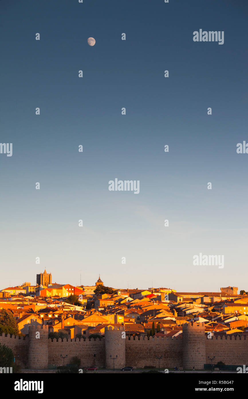 Spain, Castilla y Leon Region, Avila Province, Avila, Las Murallas ...