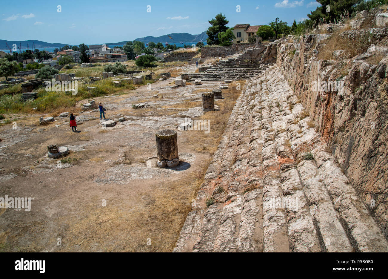 Photo at the archaeological site of Elefsina, Greece Stock Photo - Alamy