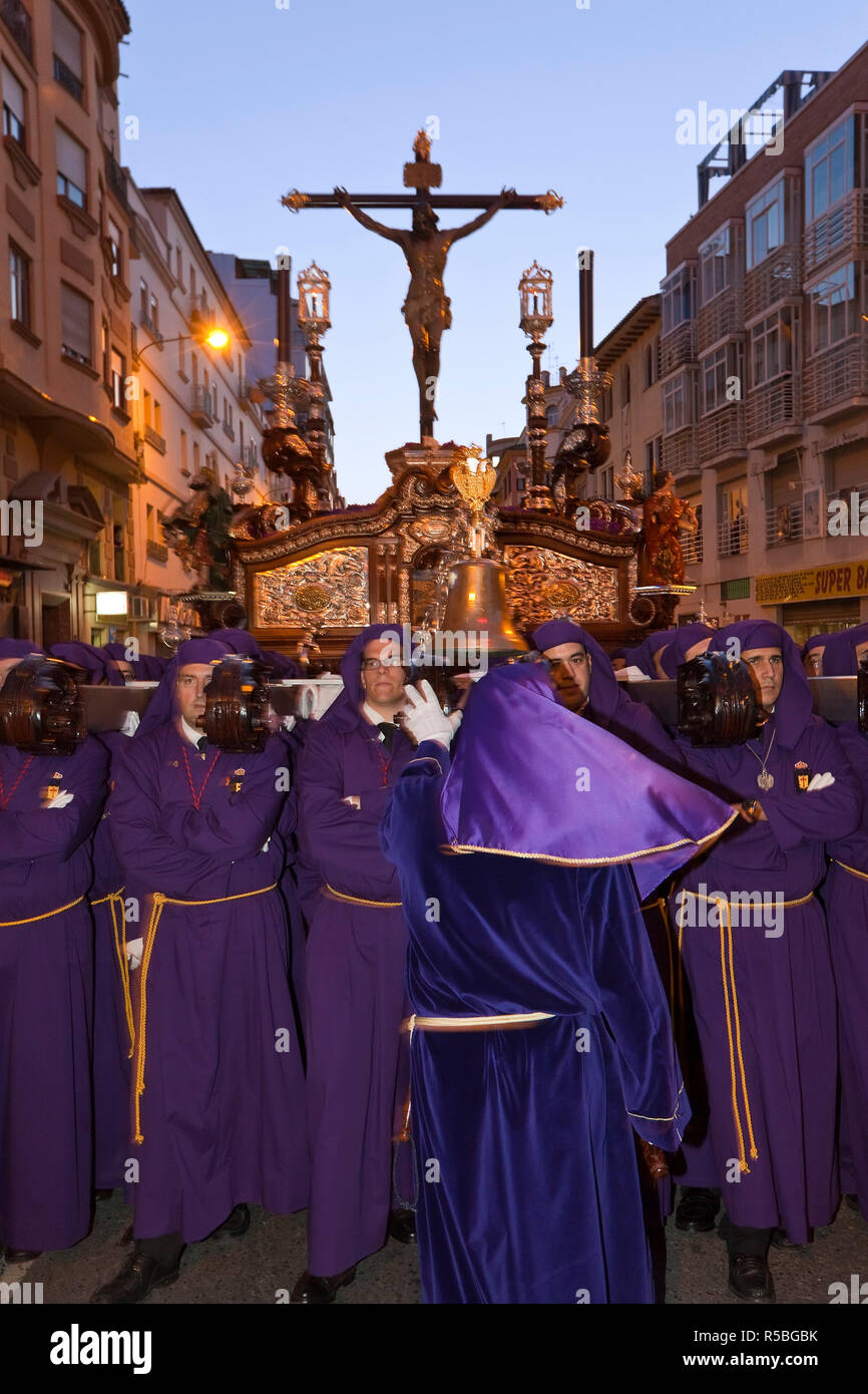 Semana Santa, (Holy Week) celebrations, Malaga, Andalucia, Spain Stock ...
