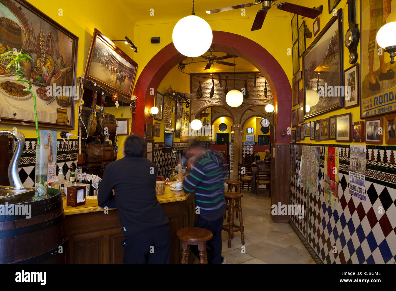 Spain cafe interior hi-res stock photography and images - Alamy