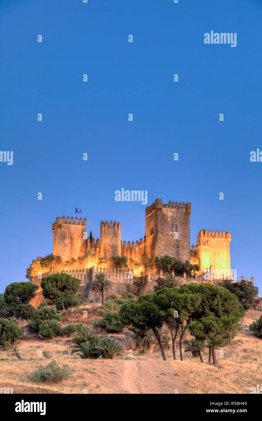 Spain, Andalucia, Cordoba, Almodovar del Rio Castle Stock Photo - Alamy