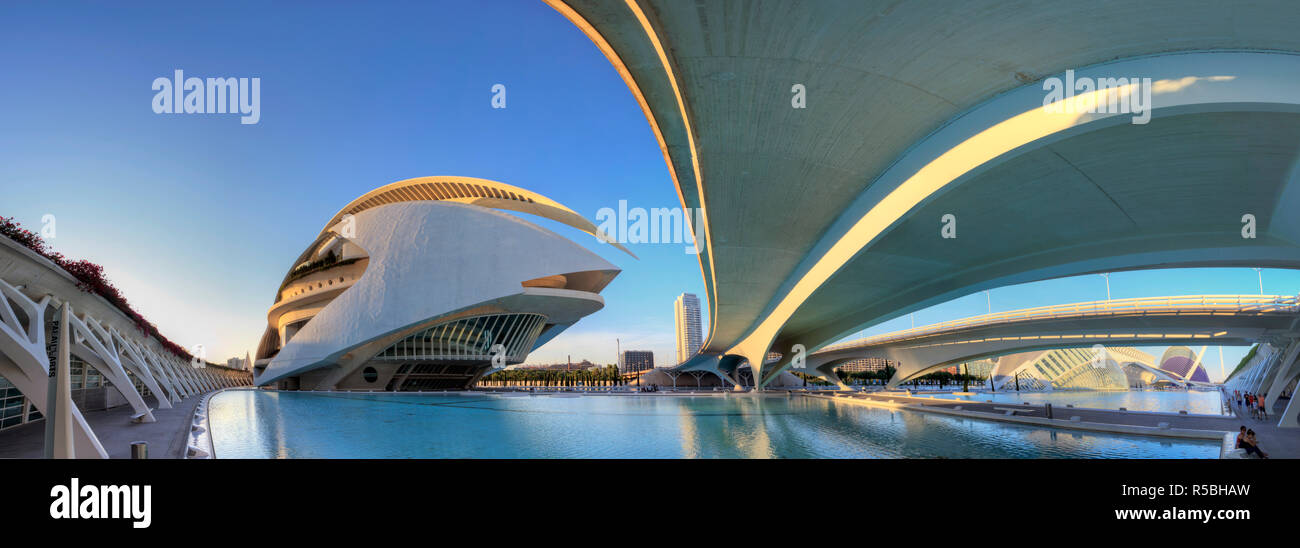 Spain, Valencia, City of Arts and Sciences building, Palace of Arts ...