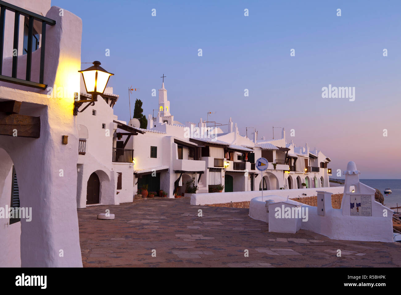 Binibeca Vell, Menorca, Balearic Islands, Spain Stock Photo - Alamy