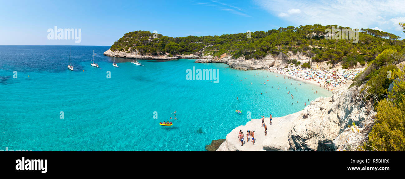 White sandy beaches of menorca hi-res stock photography and images - Alamy