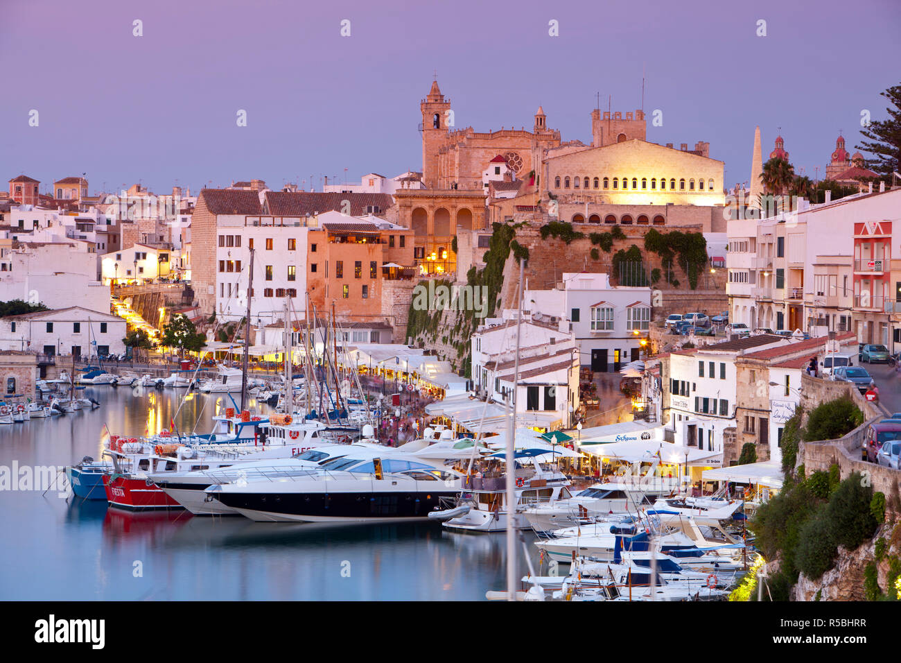 Harbour ciutadella menorca balearic islands hi-res stock photography ...