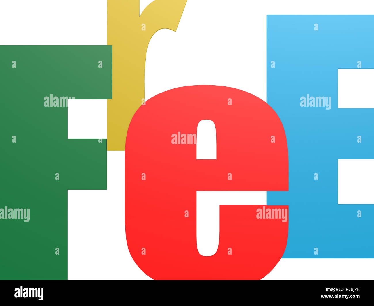 Free word four colors hi-res stock photography and images - Alamy